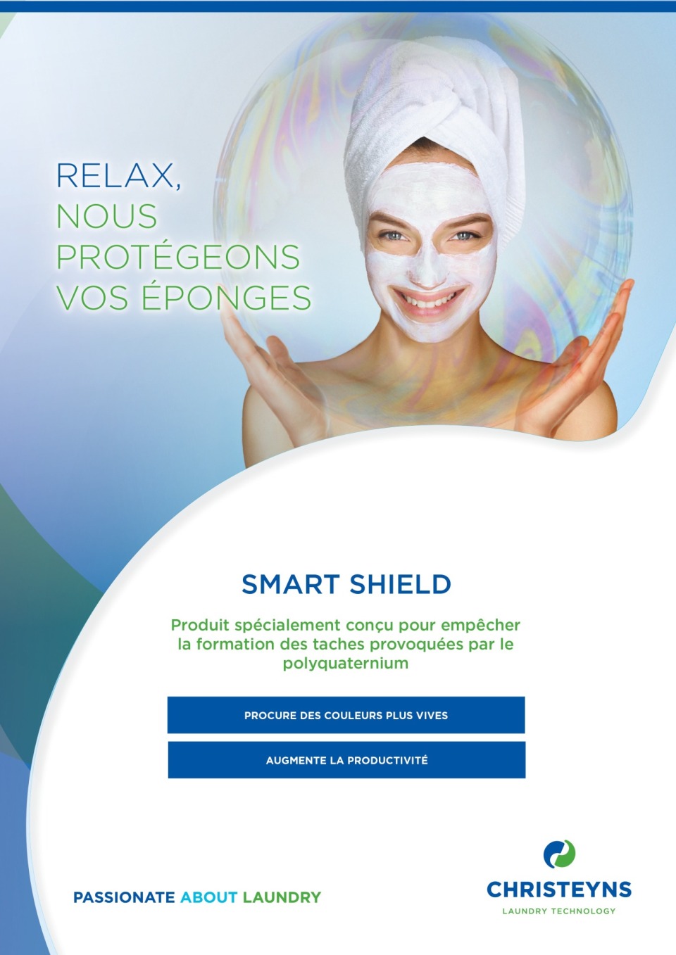 Dites adieu aux taches de polyquaternium avec Smart Shield | Christeyns